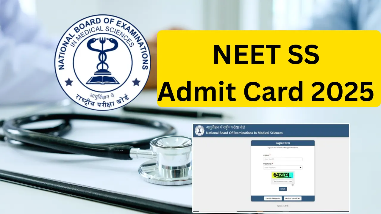 NEET SS Admit Card 2025 Released: Download Link and Important Instructions
